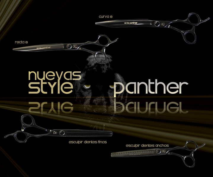 Presentamos las tijeras Style Panther :: Equipamiento y productos para peluqueros caninos