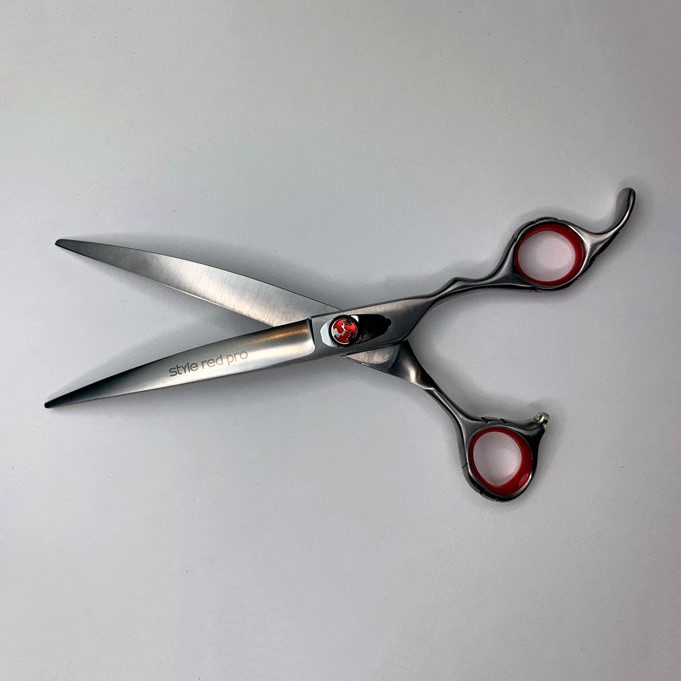 Pack 3 Tijeras Style Red Pro :: Equipamiento y productos para peluqueros caninos